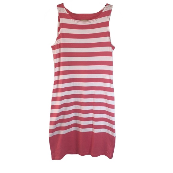 Joules | Dresses | Joules Riva Pink And White Striped Tank Dress Size 2 ...